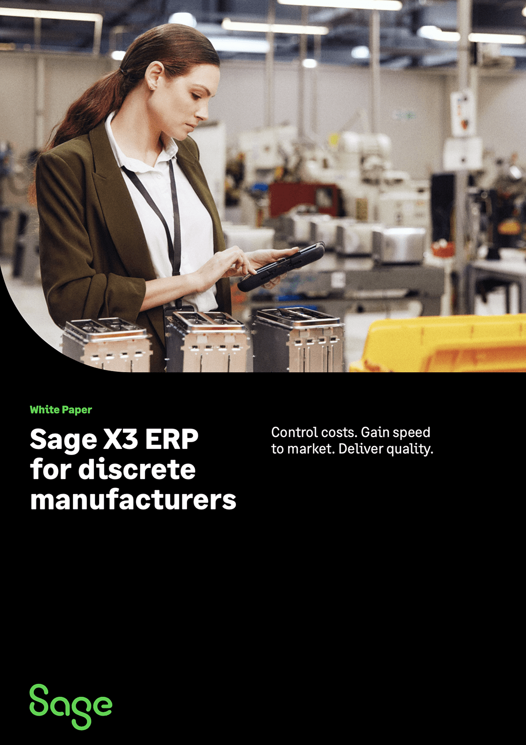 Discrete Manufacturing - Sage X3 ERP for Discrete Manufacturers | Sage Partners Hub